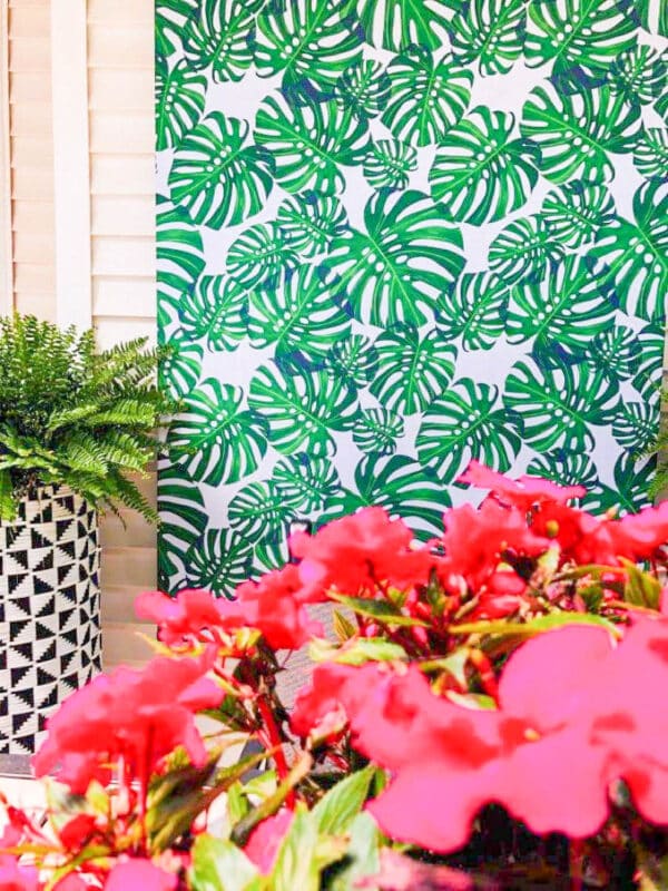 From Table to Wall - How to Create Easy Tablecloth Wall Art - Sonata ...