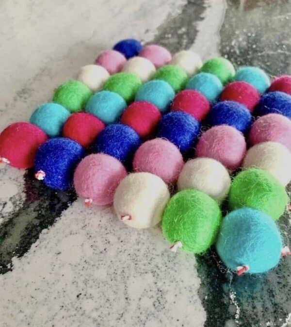 Create a Handmade Wool Felt Ball Trivet: A Fun and Easy DIY - Sonata ...