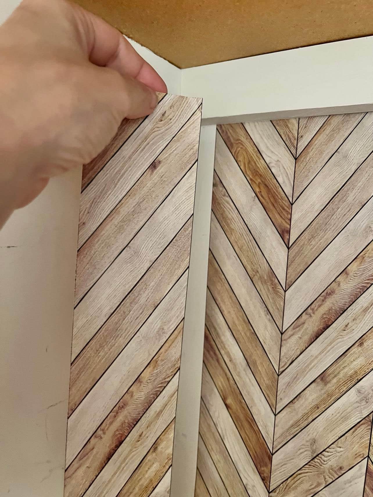 Dollar Store Wallpaper in an Unexpected Place - Sonata Home Design