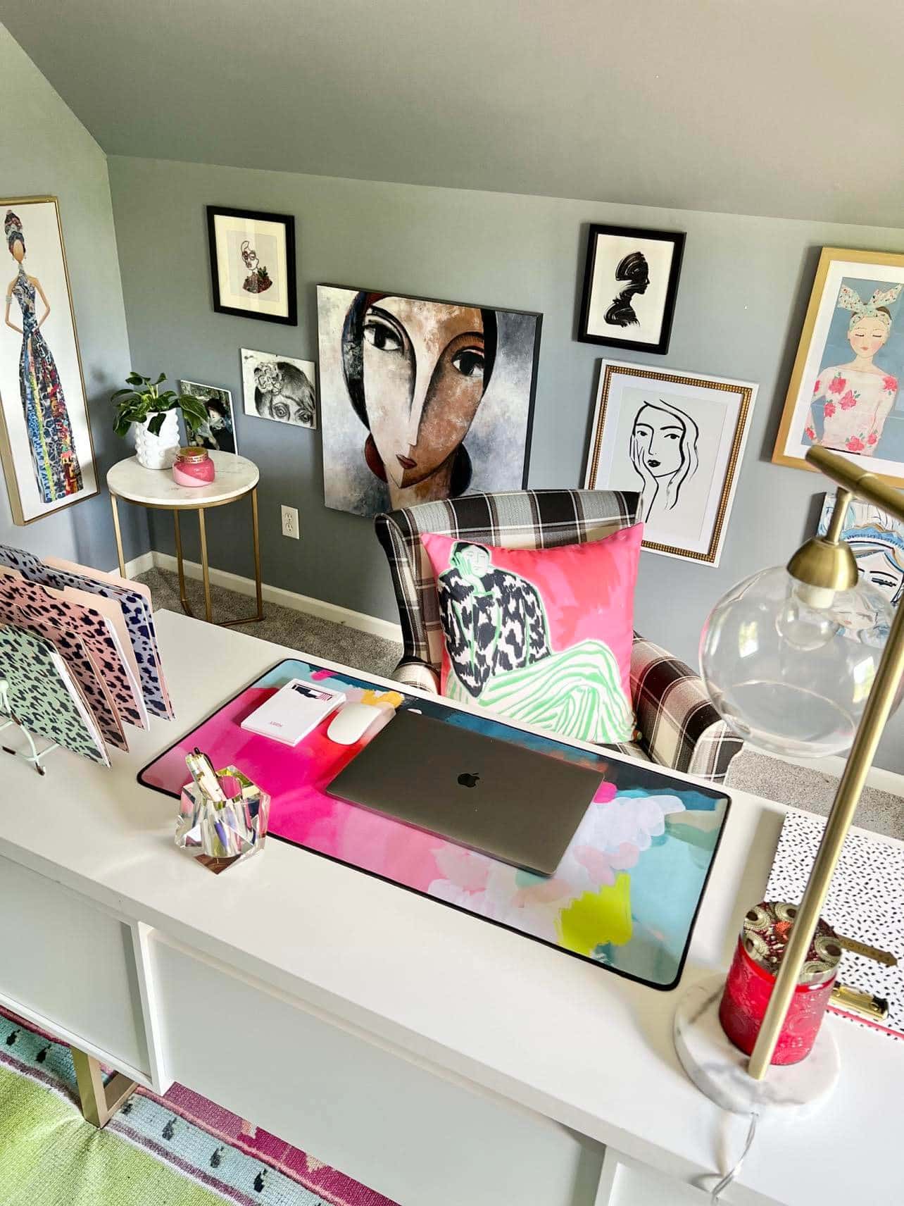 Colorful Desk Styling 101 for an Inspiring Work Space - Sonata Home Design