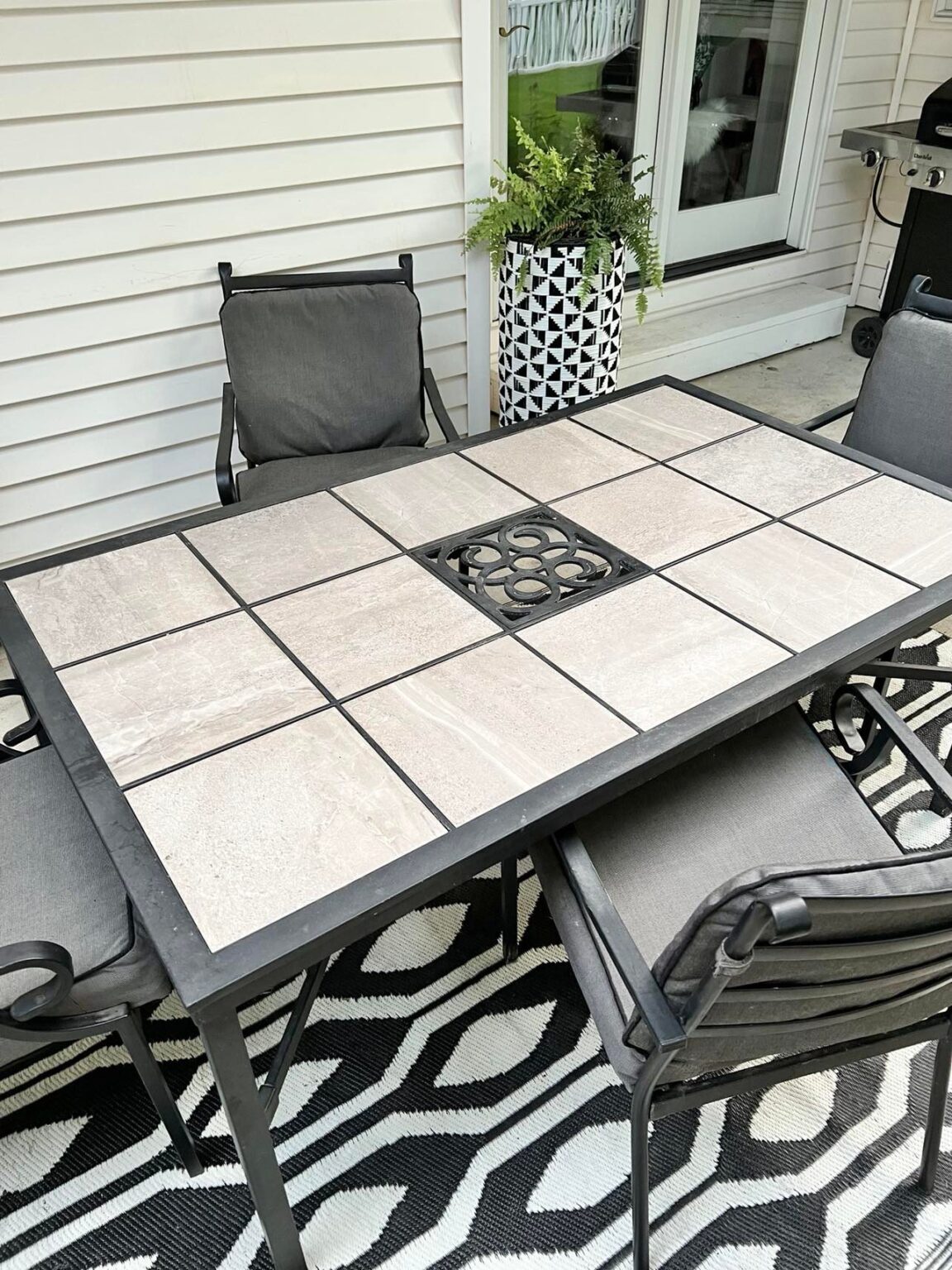 An Easy DIY Patio Table Makeover for Outdoor Dining - Sonata Home Design