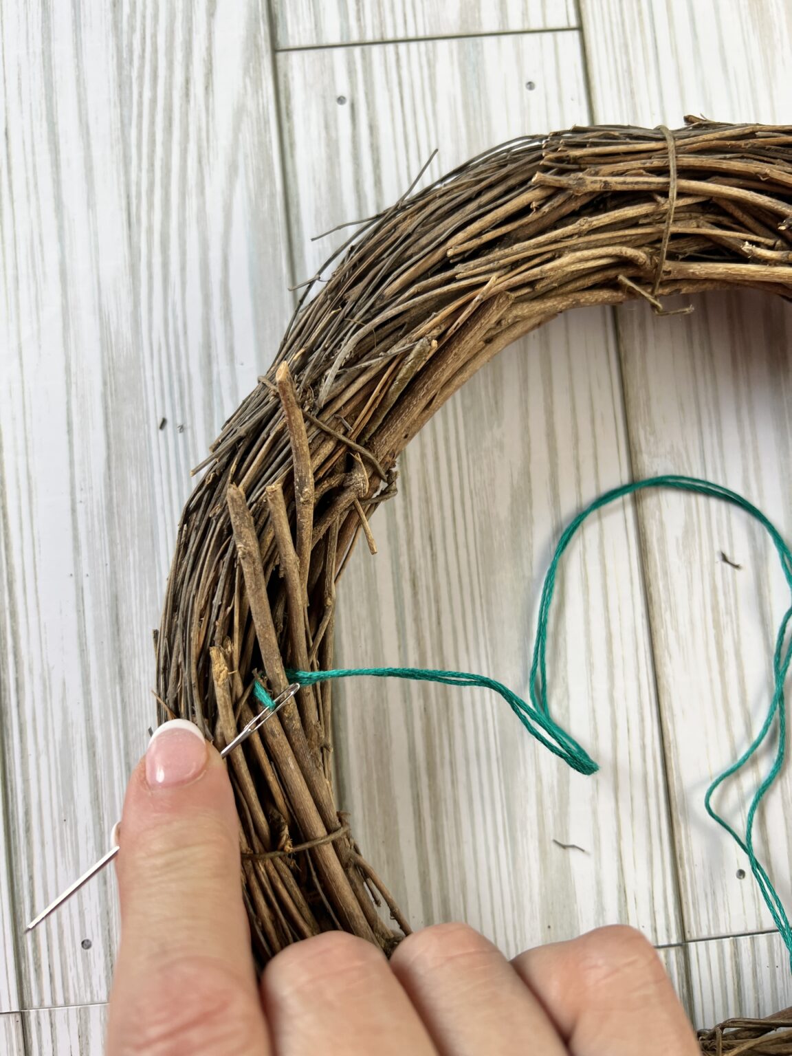 An Easy Grapevine Wreath for Fall - Sonata Home Design