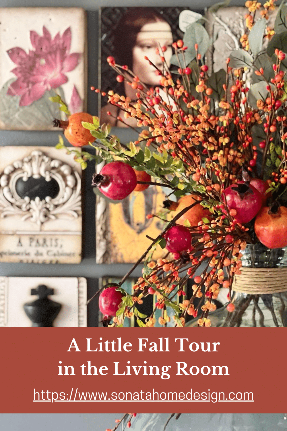 A Little Fall Tour in the Living Room - Sonata Home Design