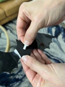 How to Decorate for Halloween with Fireplace Bats - Sonata Home Design