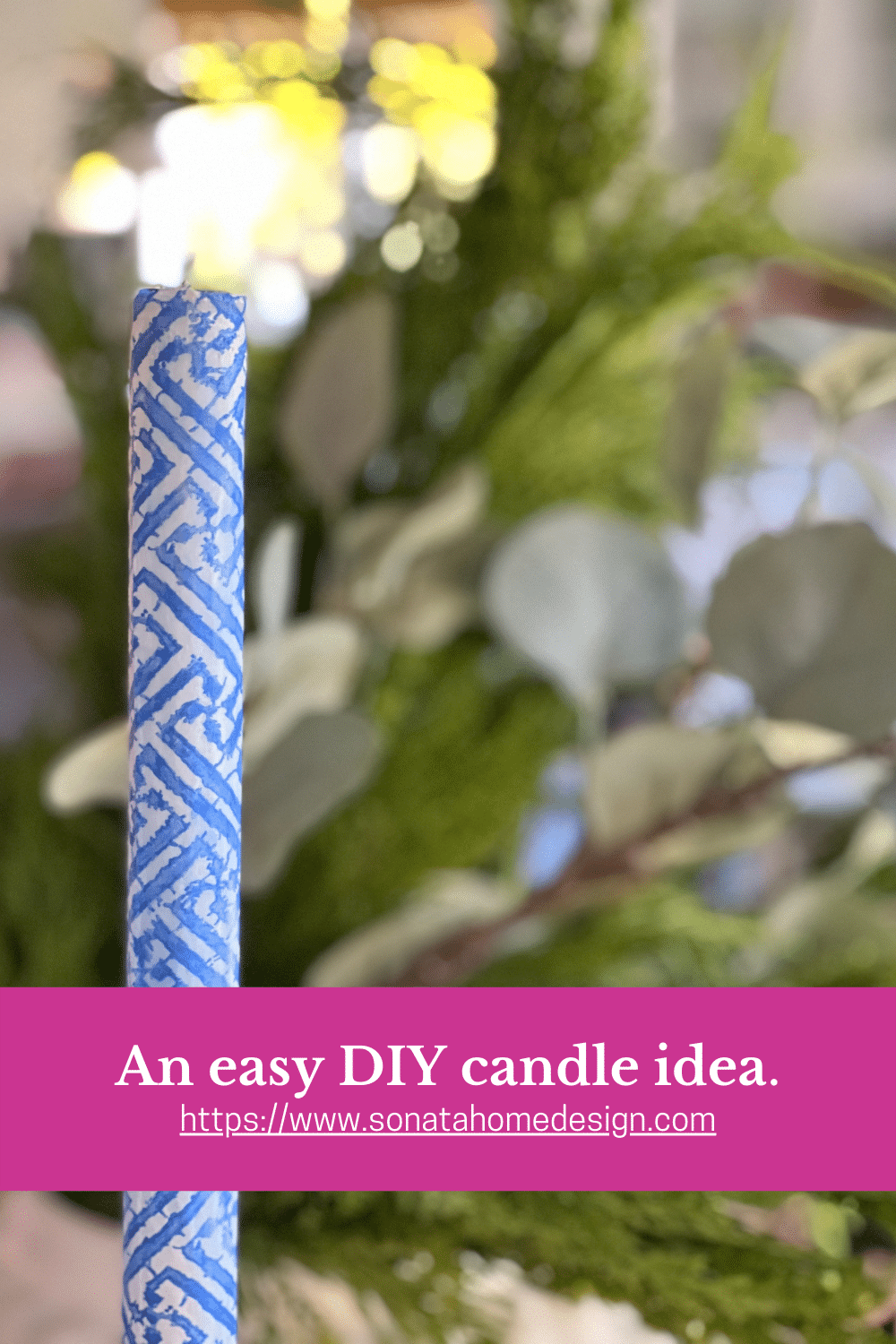 An Easy DIY Candle Idea for Your Dining Table