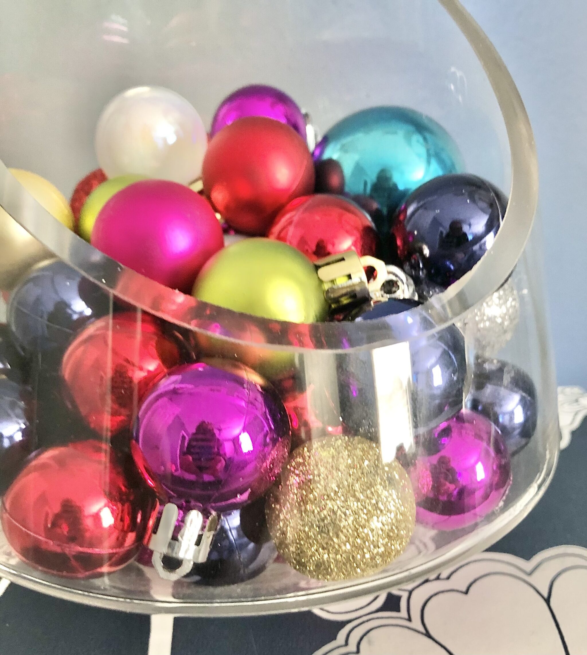 How to Make a Pool Noodle Christmas Ornament Wreath
