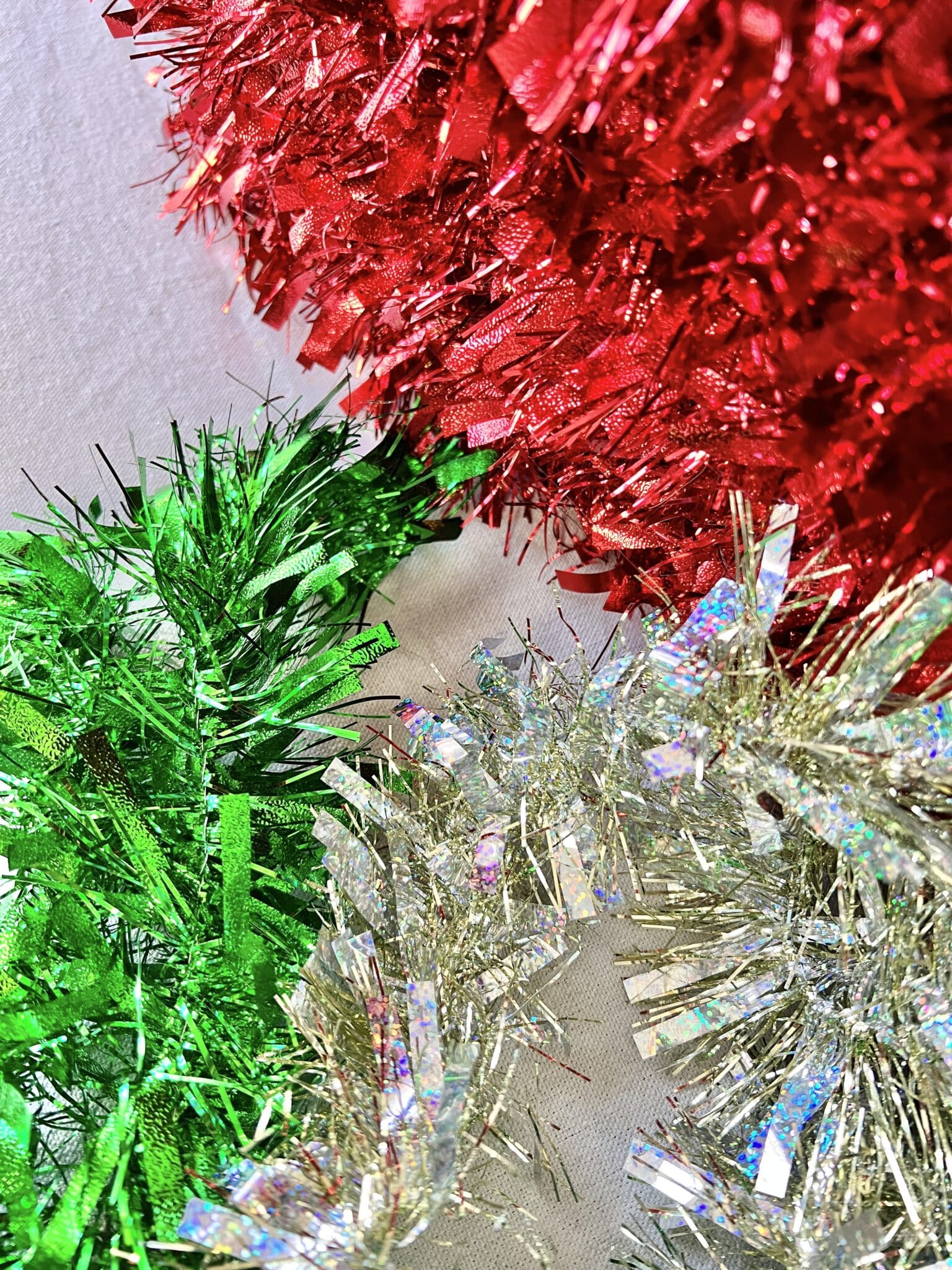 Make This Easy DIY Tinsel Christmas Gift Present