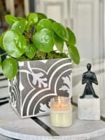 How to make a DIY tile planter box