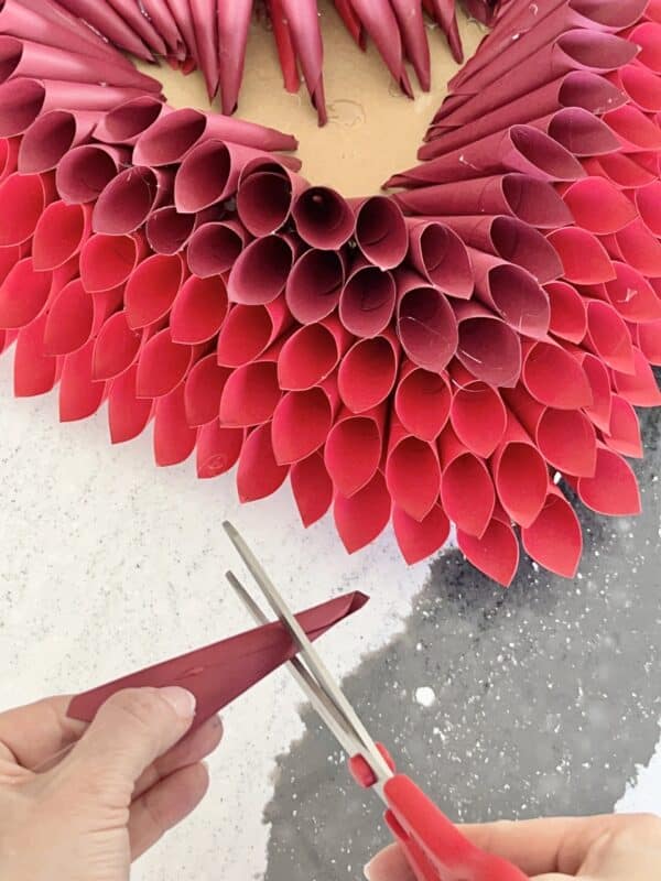 How to Make a Paper Cone Valentine Heart