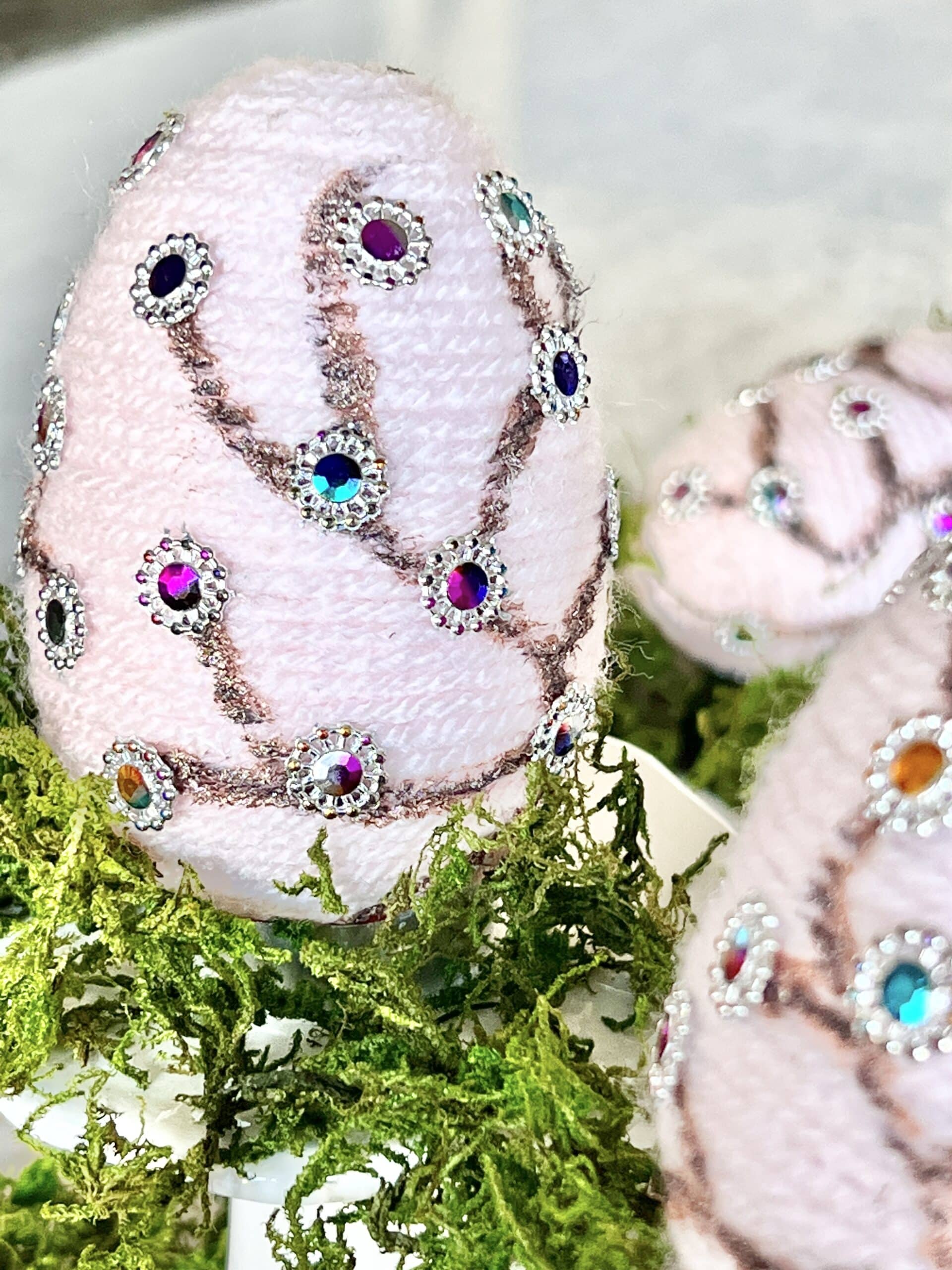 Decorative Eggs for Spring with Just the Right Bling - Sonata Home Design