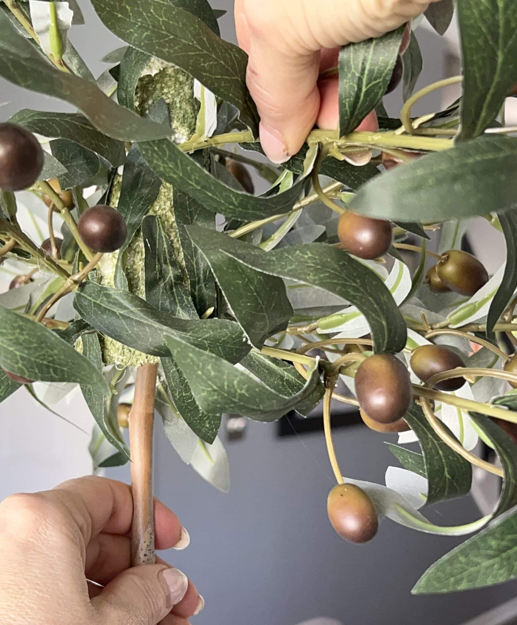 High-End Look, Low-Cost DIY: Your Own Faux Olive Tree Topiary - Sonata ...