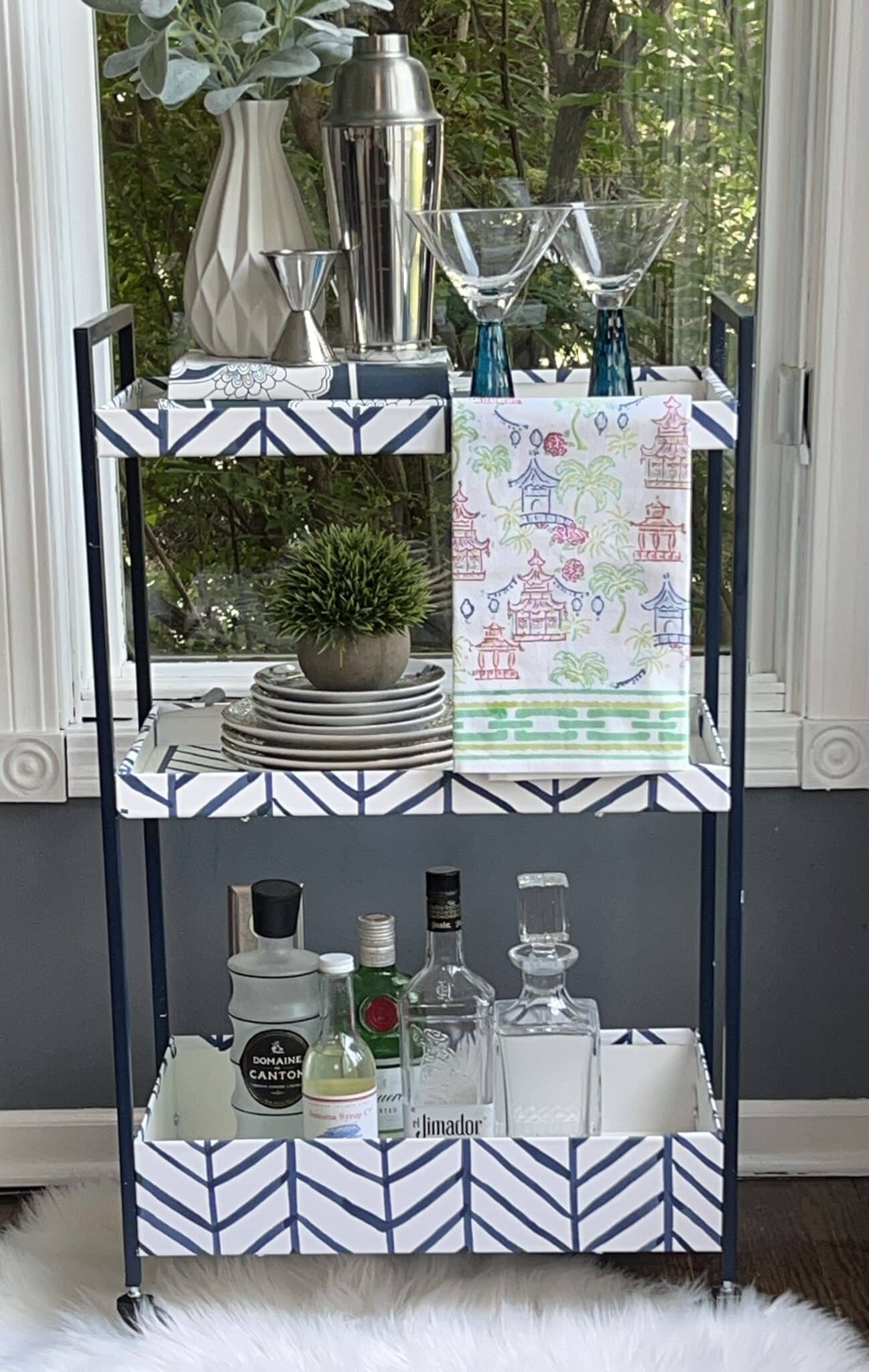 The Best Hack For An Amazing DIY Ikea Bar Cart - Sonata Home Design