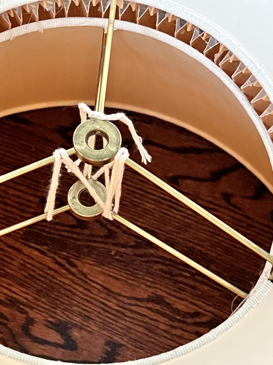 An Easy DIY Hack: From Fabric Lampshade to Accent Table - Sonata Home ...
