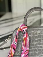 How to Tie and Style a Scarf on Your Handbag or Purse - Sonata Home Design