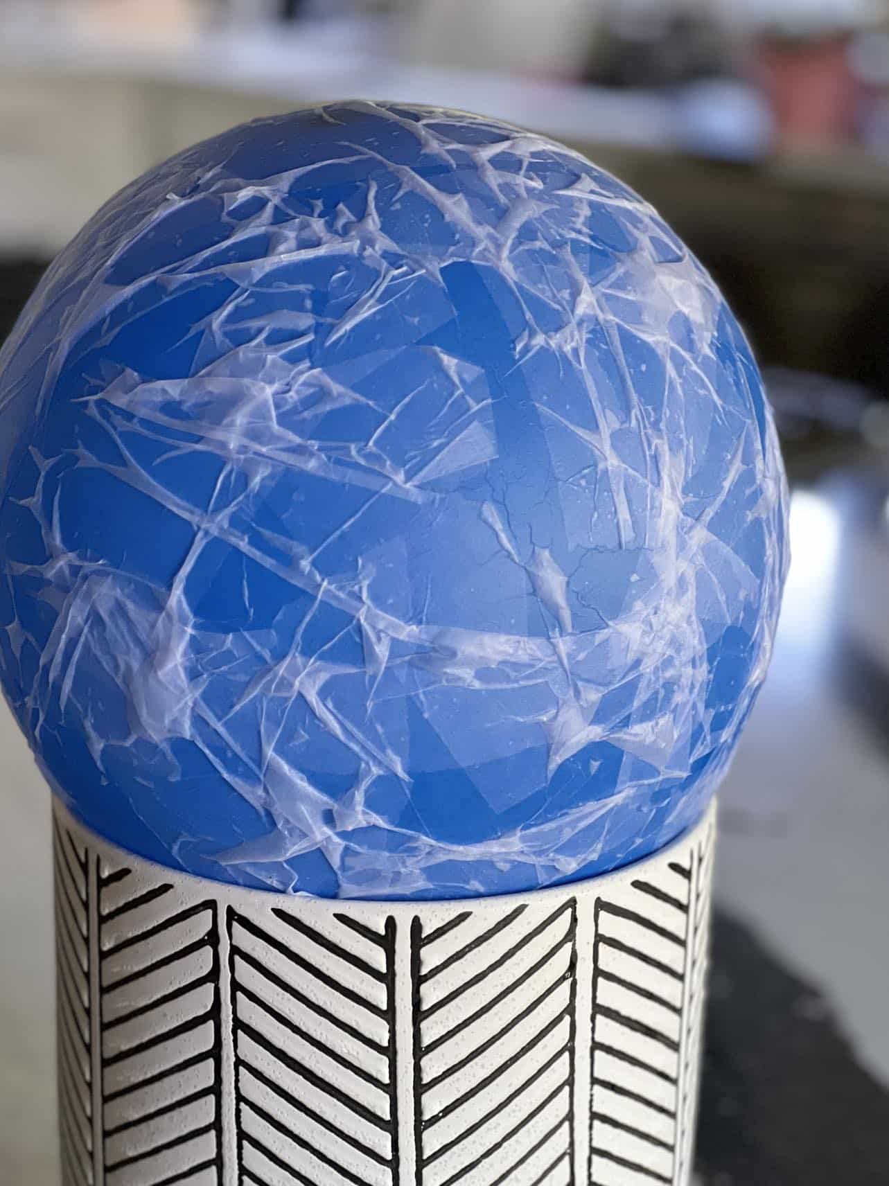 How to Make a DIY Pressed Flower Tissue Paper Lantern - Sonata Home Design