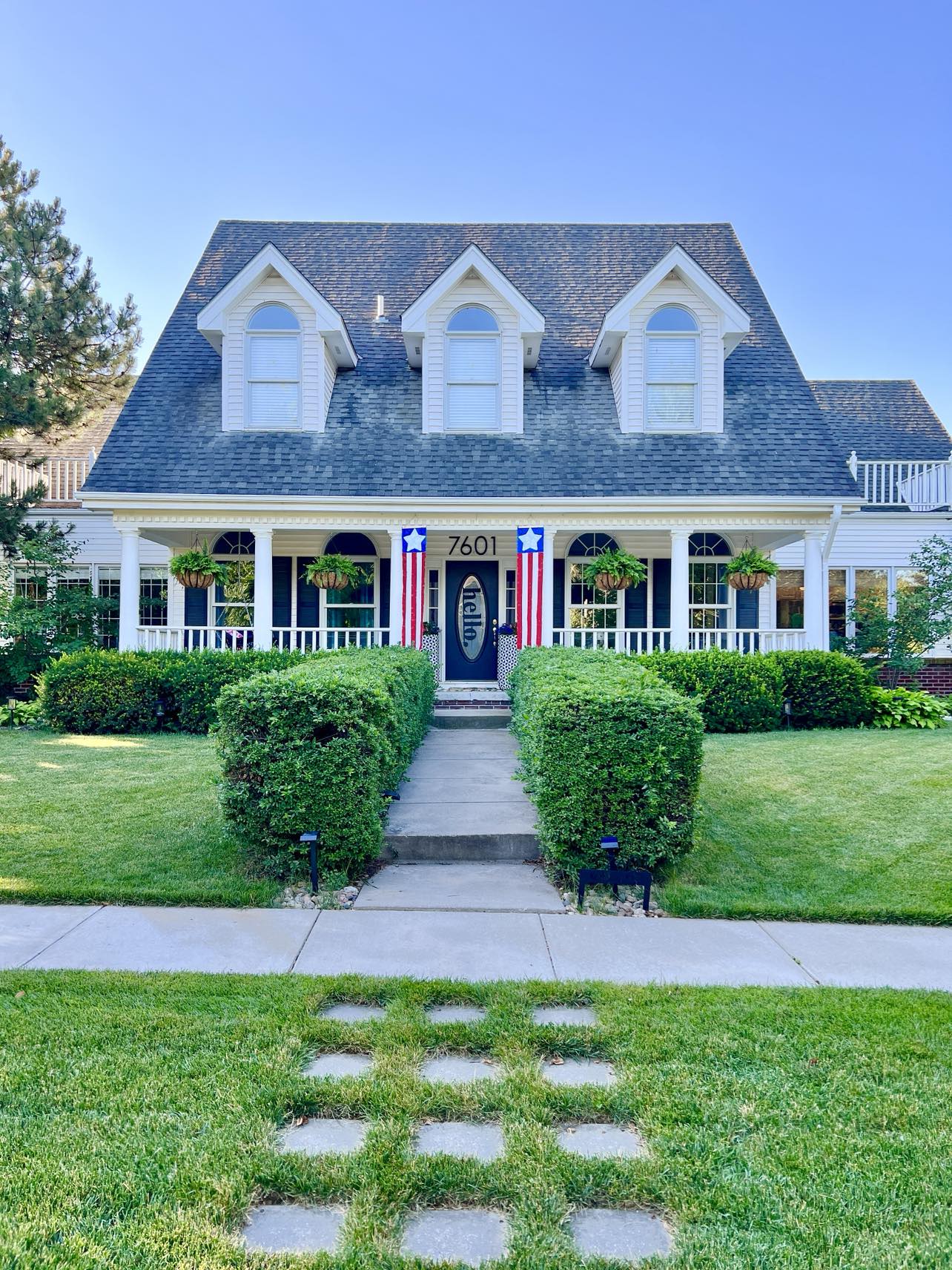 How to Make an Easy DIY American Flag Banner - Sonata Home Design