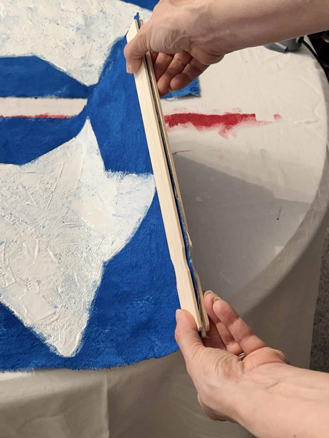 How to Make an Easy DIY American Flag Banner - Sonata Home Design