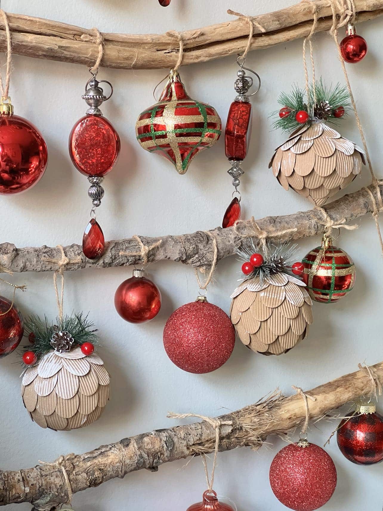 Deck Your Walls: How to Make a DIY Wall Christmas Tree - Sonata Home Design