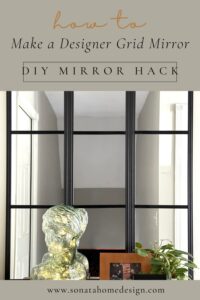 A Brilliant Mirror Hack: How to Create a Designer Grid Mirror for Less ...