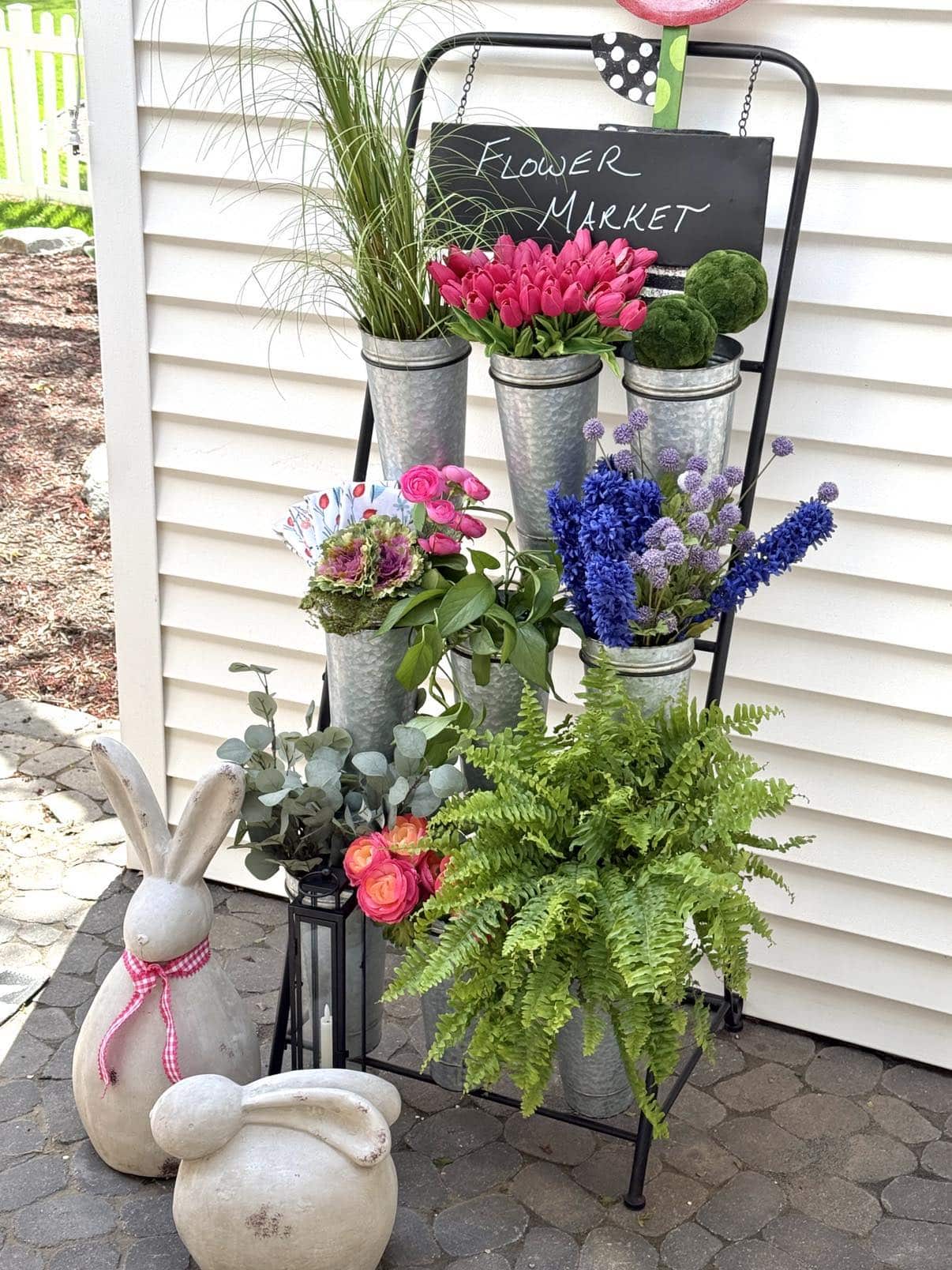 French Flower Bucket Ideas That Radiate Patio Charm - Sonata Home Design