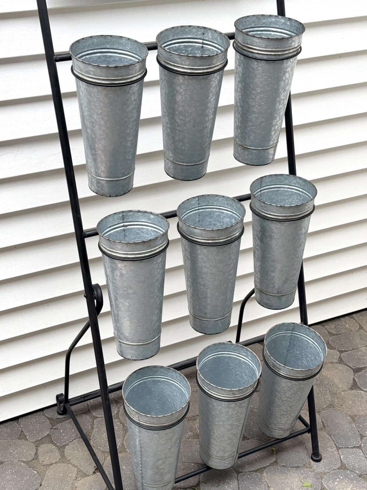 French Flower Bucket Ideas That Radiate Patio Charm - Sonata Home Design