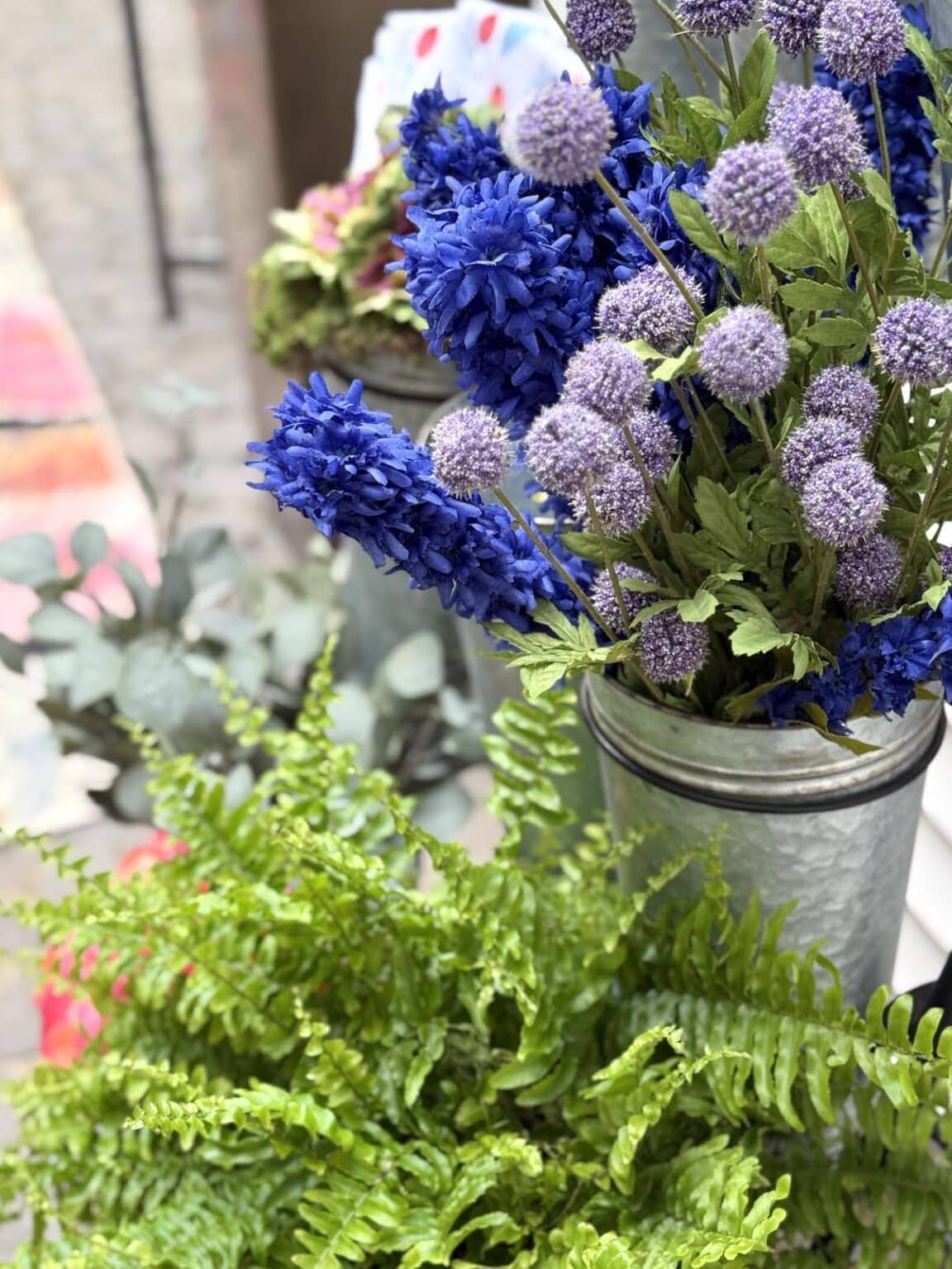 French Flower Bucket Ideas That Radiate Patio Charm - Sonata Home Design