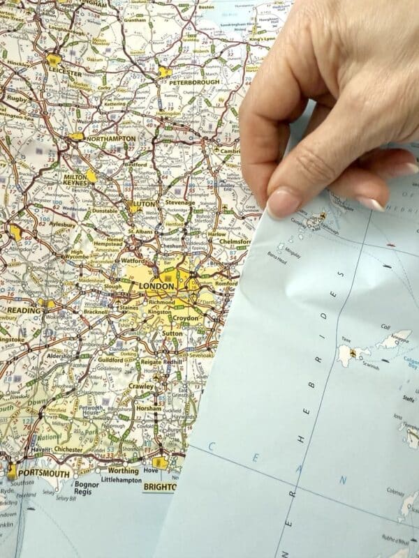 Easy DIY Travel Journal: Turn a Map into a Memory Keeper - Sonata Home ...