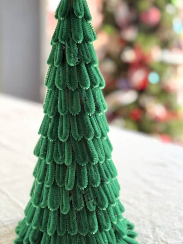 Easy and Elegant DIY Pipe Cleaner Christmas Tree - Sonata Home Design