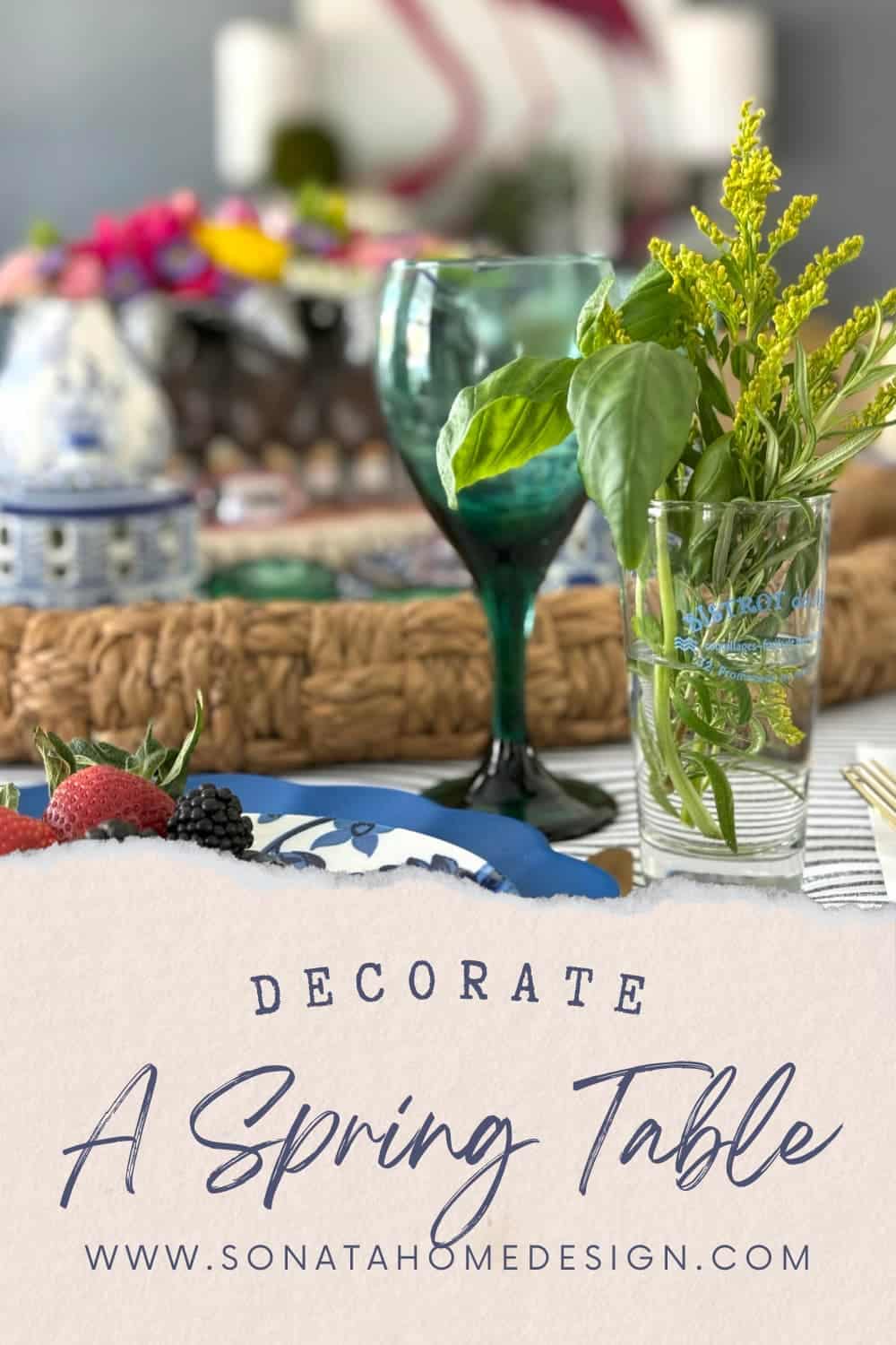 Easy Spring Table Setting Ideas Filled with Floral Charm - Sonata Home Design